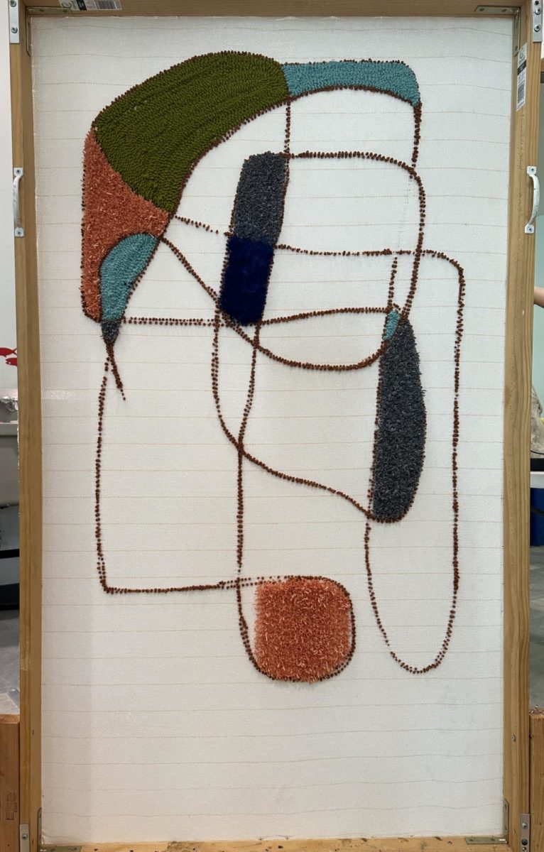 Experimental fiber artist gives tufting demonstration at City College ...